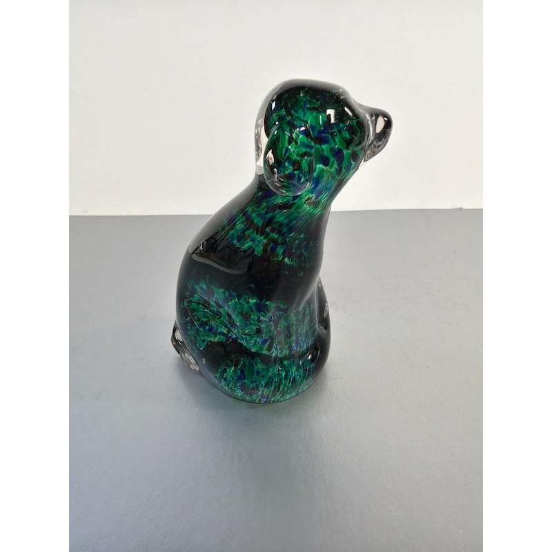 Vintage Glass Dog Murano - Etsy