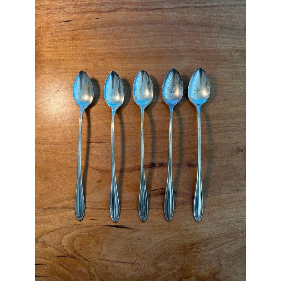 Set of 5 Antique R.S. Mfg. Co. Silver Plated Demitasse Spoons - Etsy