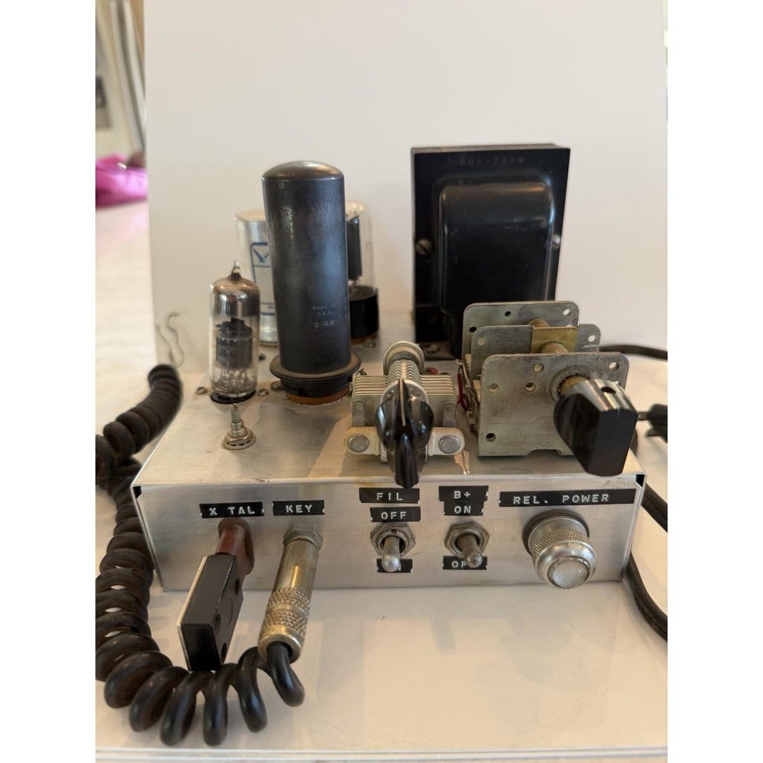 Vintage Ham Radio Tube CW Transmitter Amateur Homebrew Untested - Etsy ...