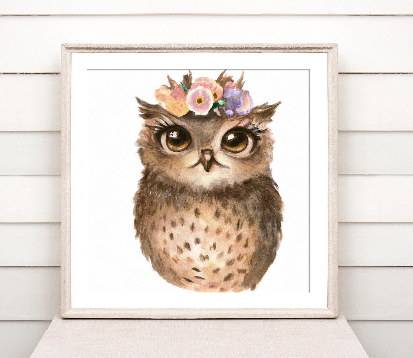 Baby Owls Digital Art