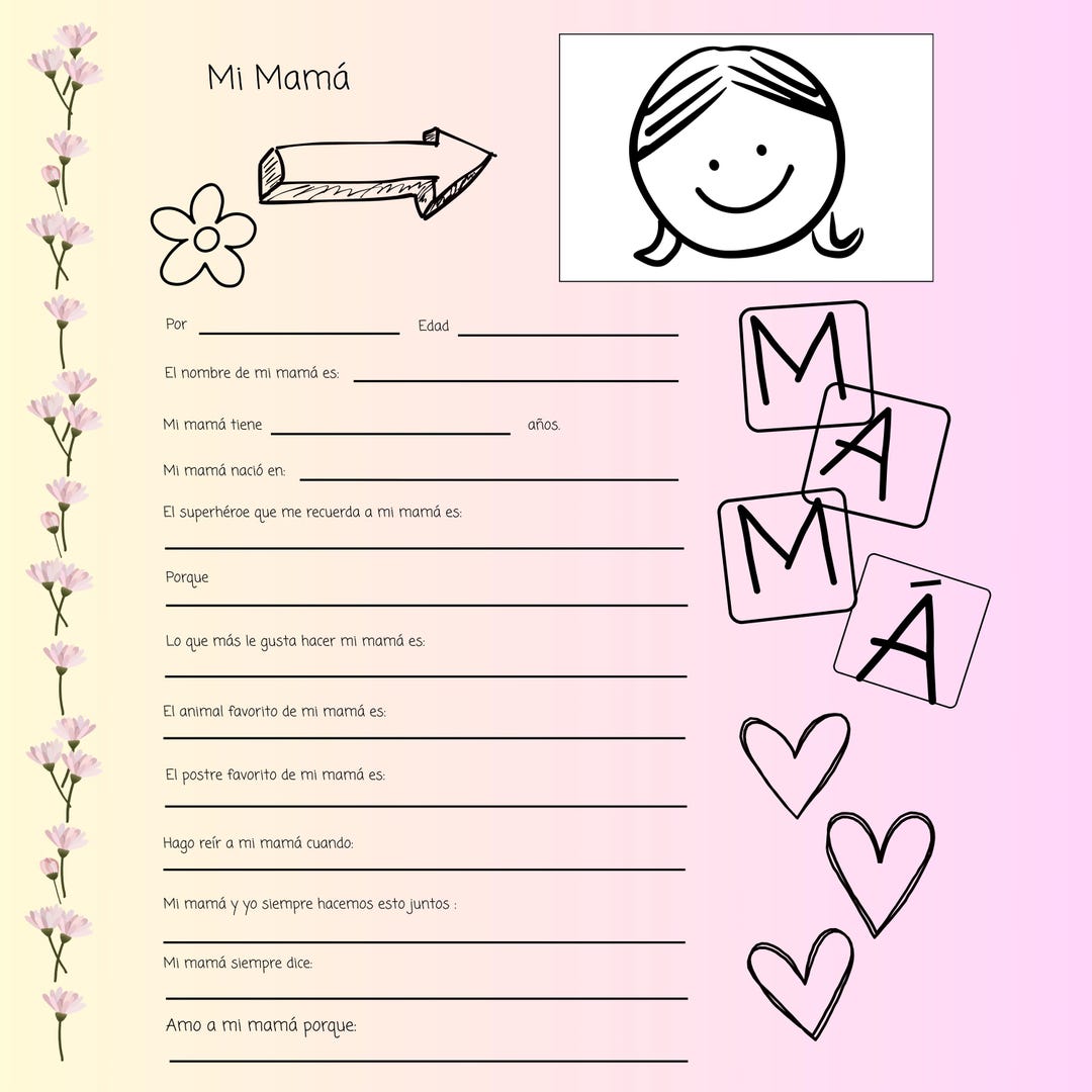 Dia De Madre, Feliz Dia De Las Madres, Sentimental Gift for Mom ...