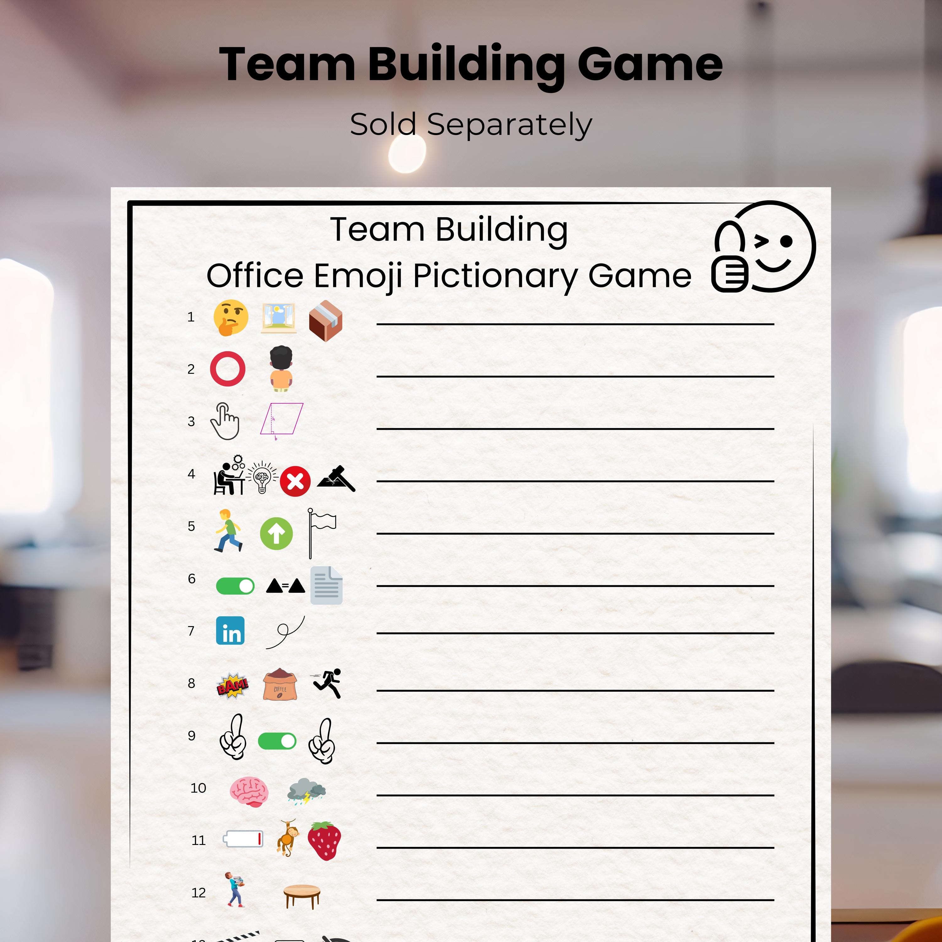 Office Games | Office Team Building Games | Team Building Pass the ...