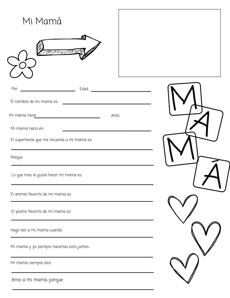 Dia De Madre, Feliz Dia De Las Madres, Sentimental Gift for Mom ...