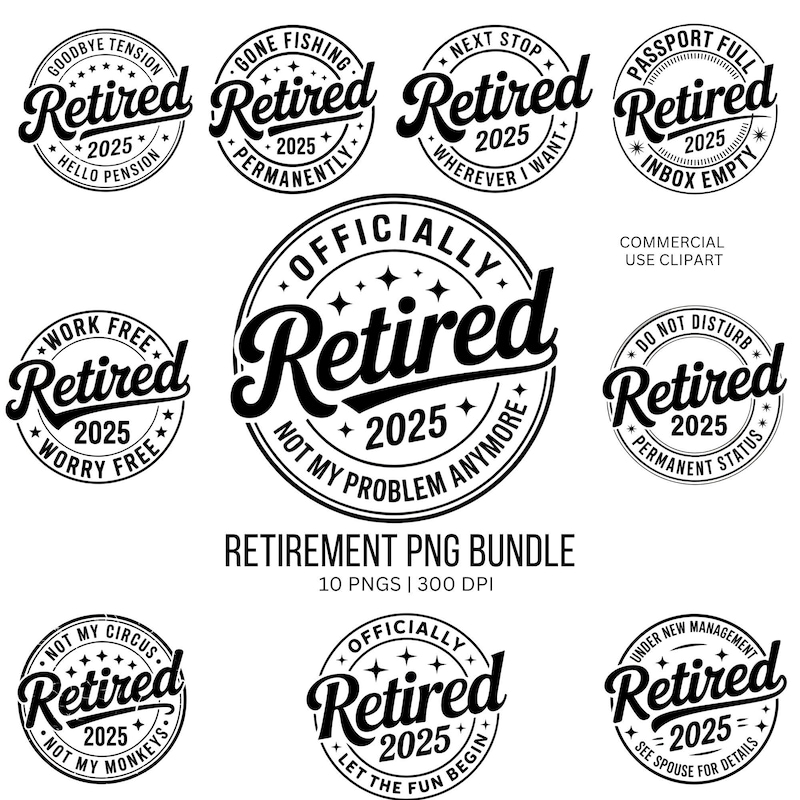 Retired Card for Police - Etsy