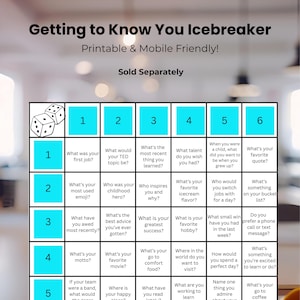 Interactive Team Building Game | Printable Office Happy Hour Game ...