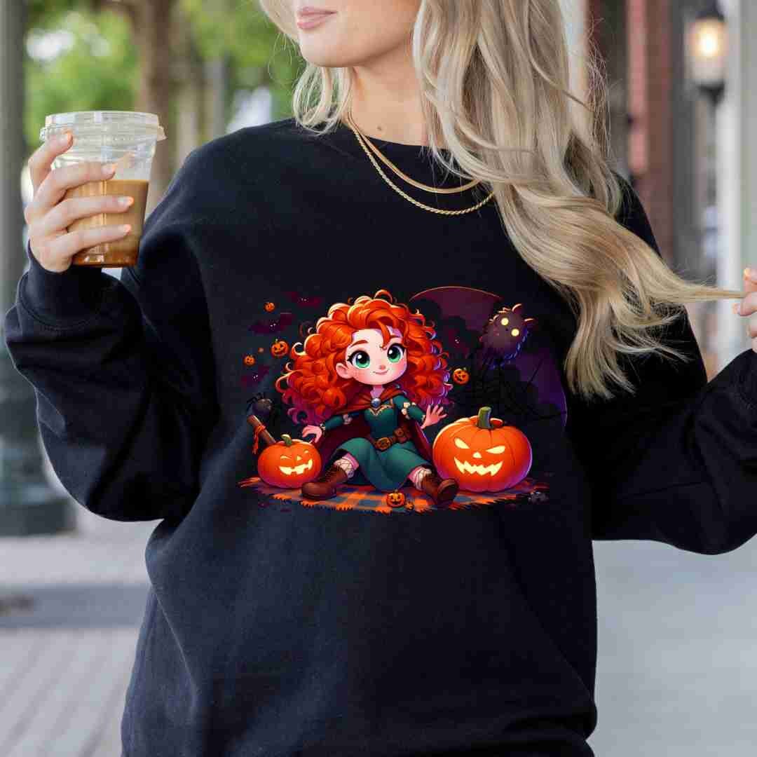 20 Cartoon Character Halloween Bundle Png, Watercolor Cartoon Halloween ...