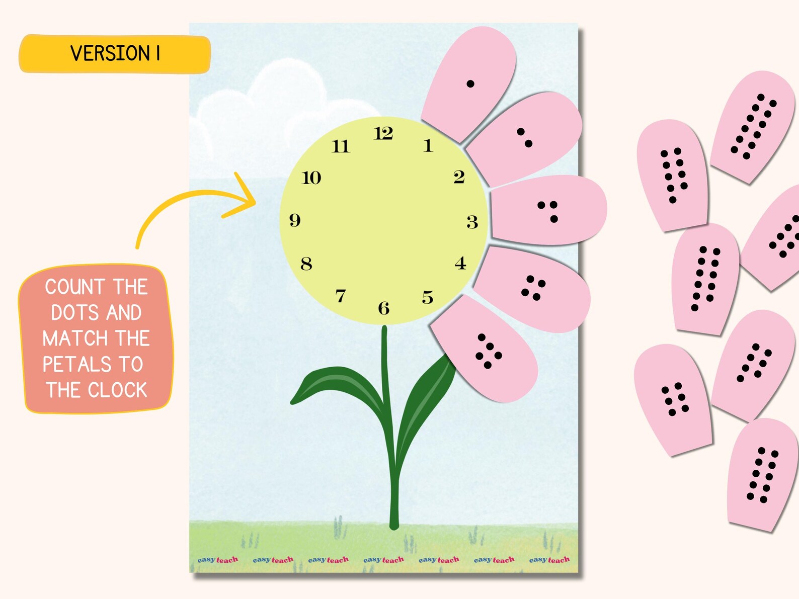 Printable Math Game for Kids | Number Matching and Addition Subtraction ...