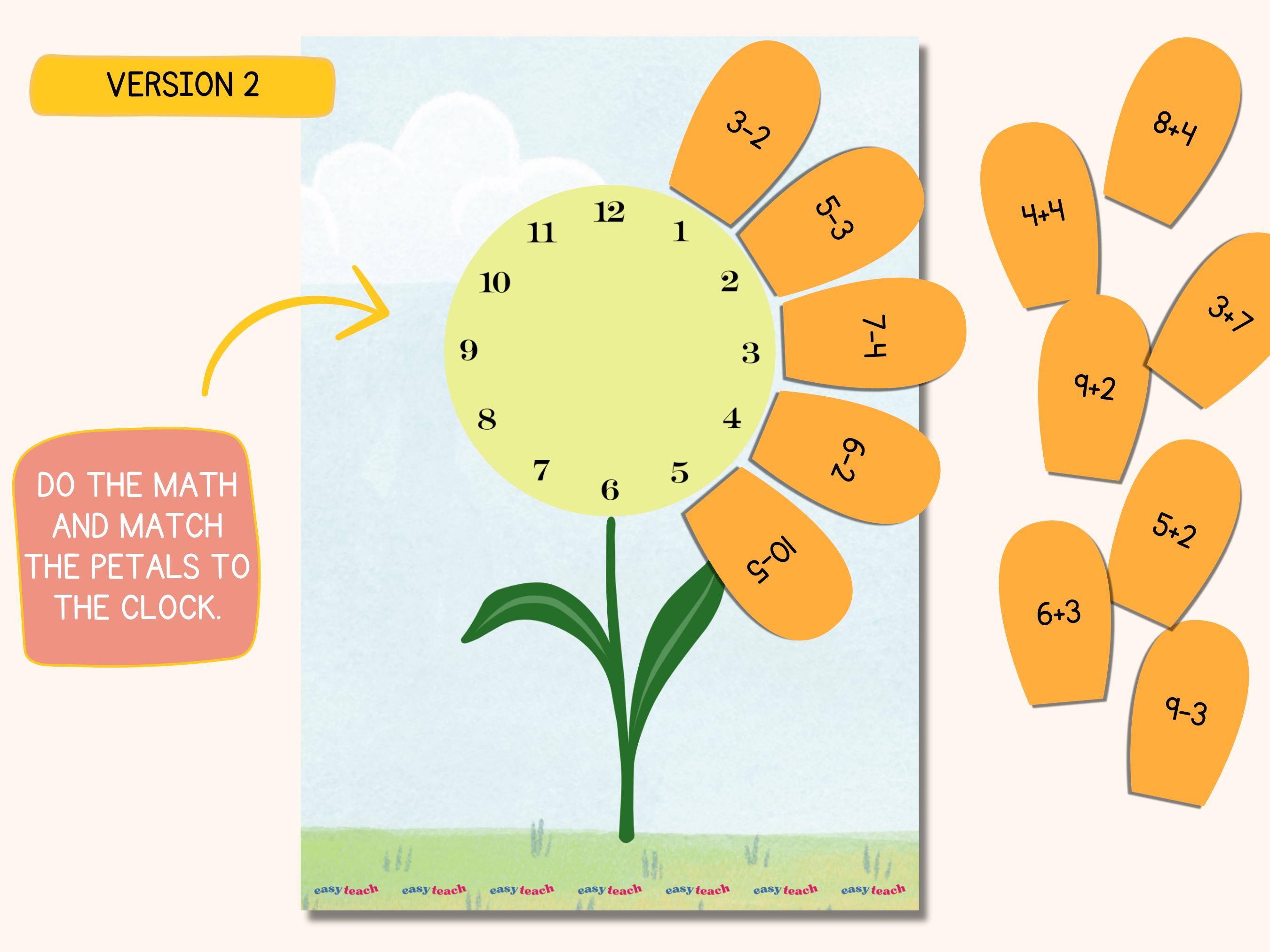 Number Matching Math Game for Kids, Printable Educational Activity ...
