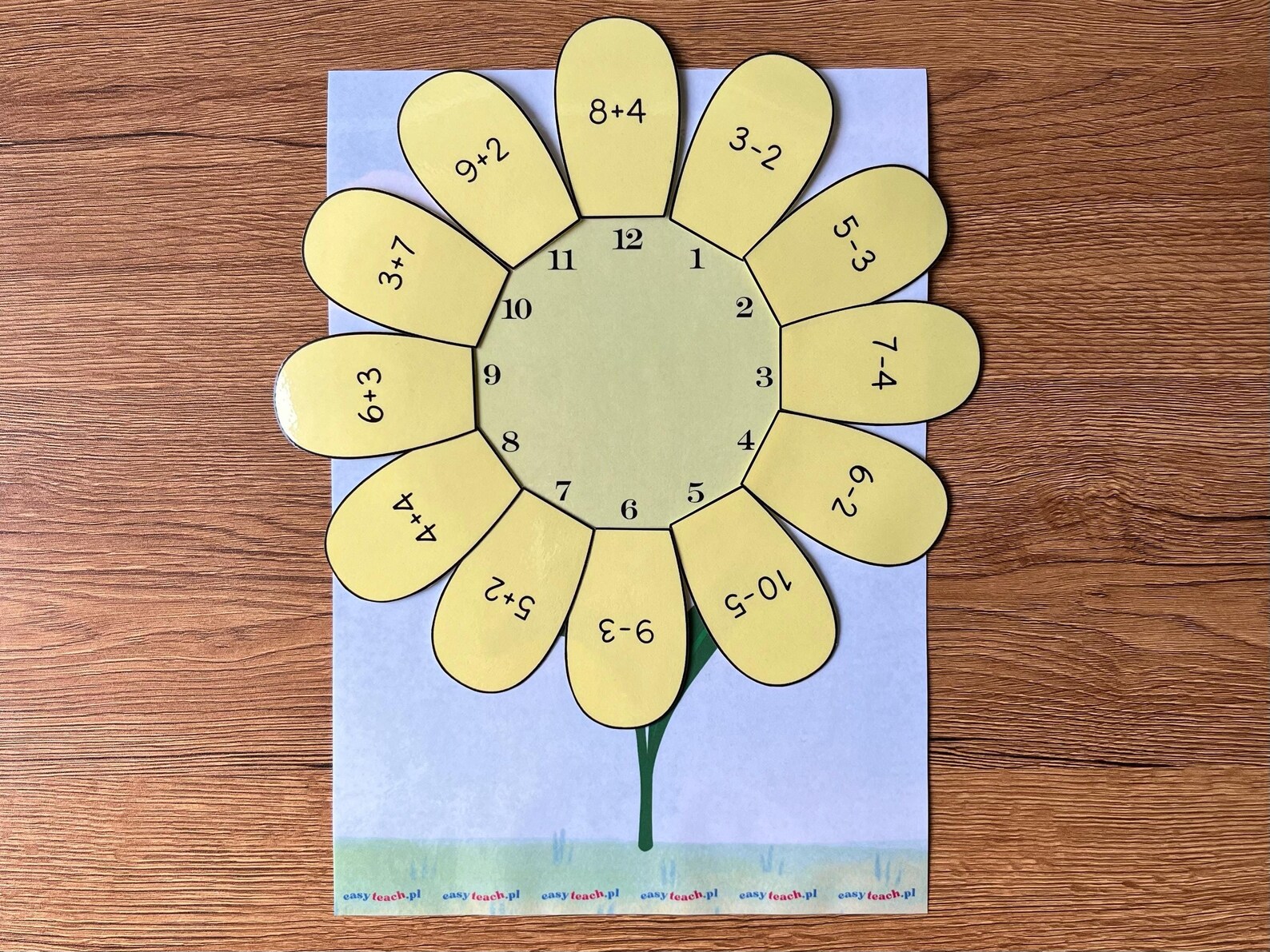 Number Matching Math Game for Kids, Printable Educational Activity ...