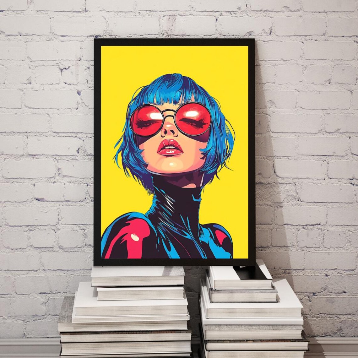 Large Retro-futuristic Comic Book Aesthetic Pop Art Contemporary Street ...