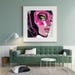 Large Cyberpunk Glam Fashion Contemporary Vibrant Digital Wall Art Home ...