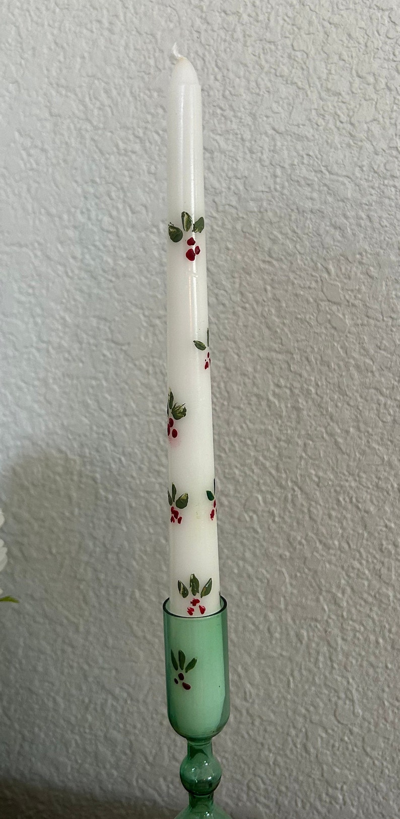 Hand Painted Taper Candles - Etsy