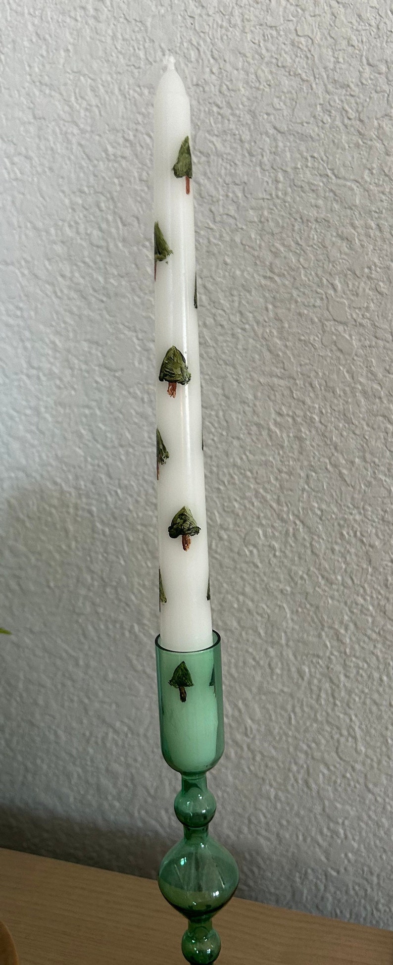 Hand Painted Taper Candles - Etsy