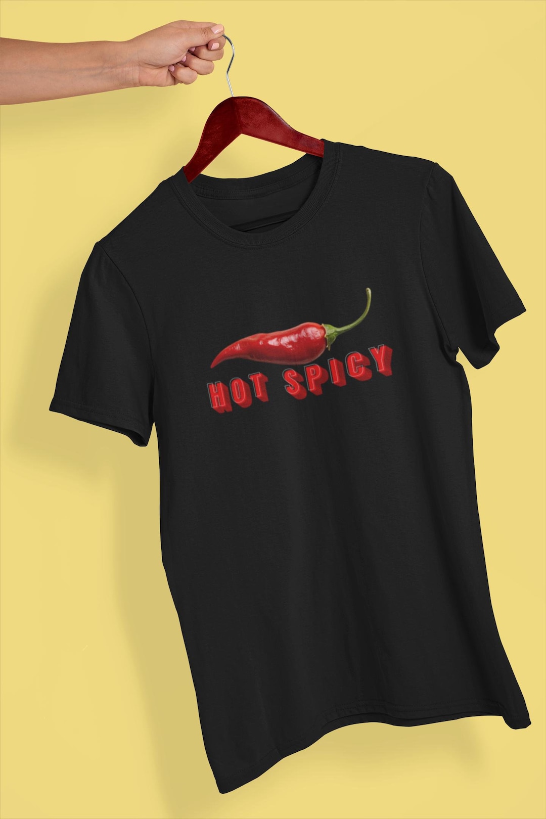 Spicy Red Peppers Unisex Tee - Hot Chili Print T-shirt, Unisex Jersey ...