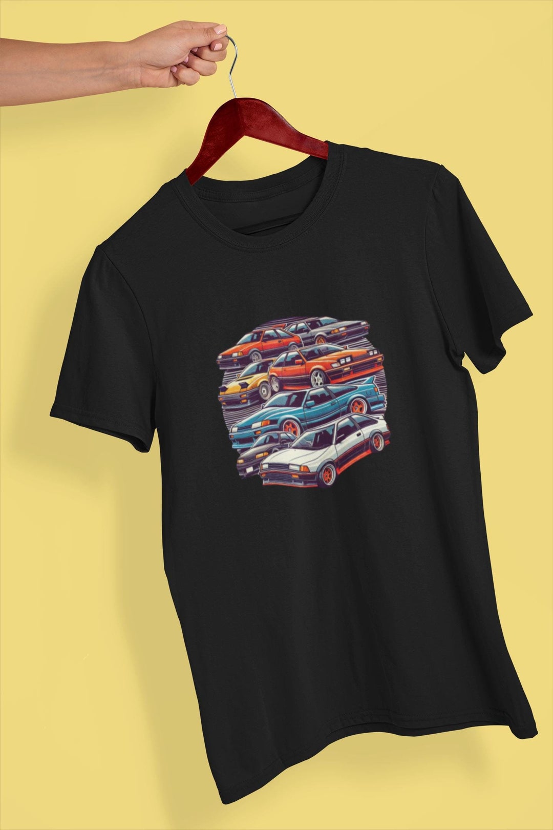 Vintage Car 90s Unisex Jersey Short Sleeve Tee - Classic Auto Racing ...