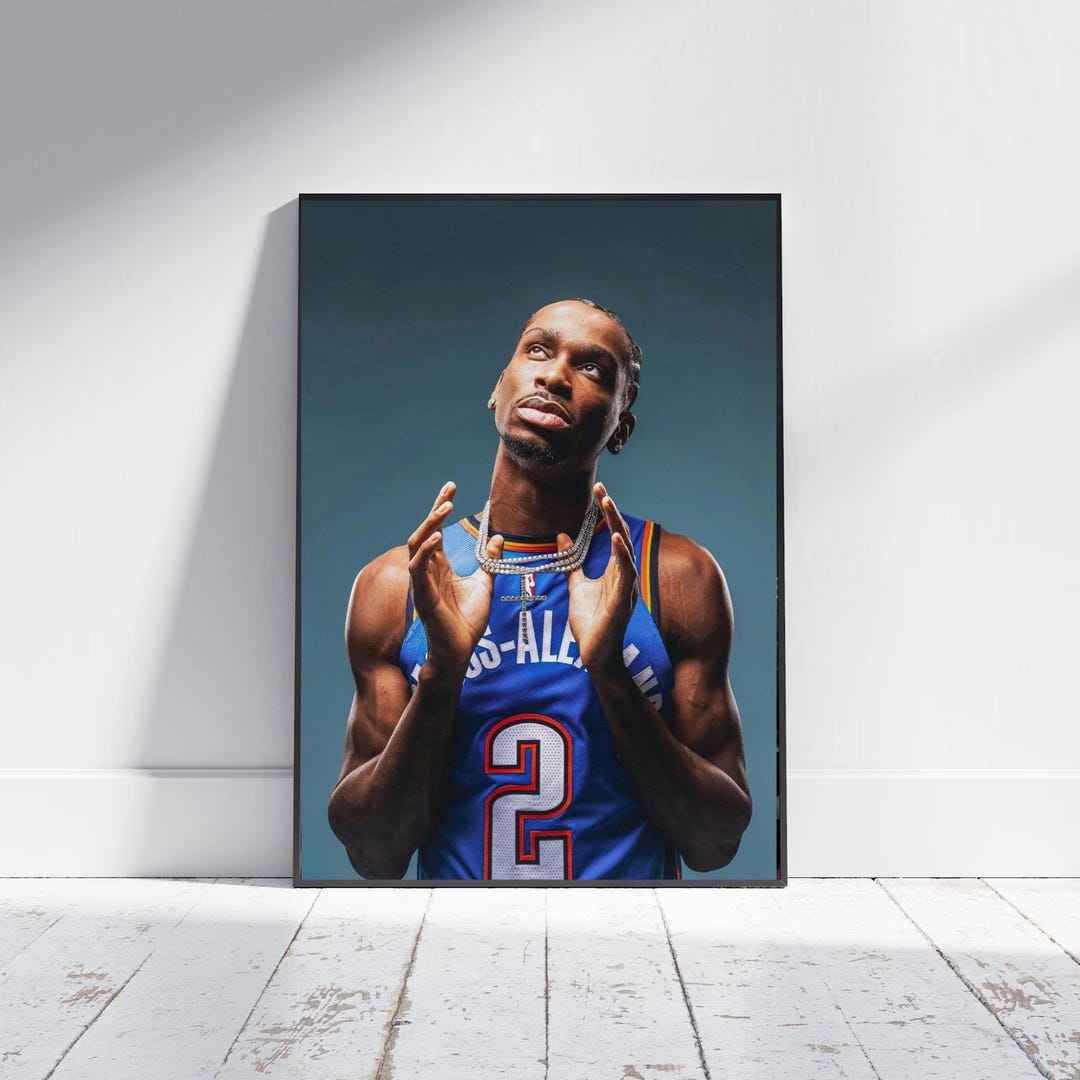 Shai Gilgeous-alexander Poster I Shai Poster I OKC Poster I MVP Poster ...