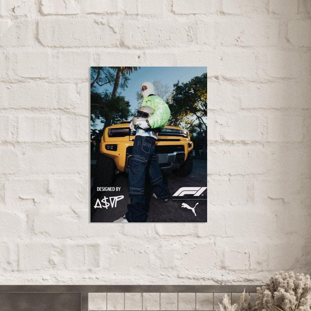Asap Rocky Poster I Fashion Poster I Asap Rocky Puma I Hip Hop Poster I ...