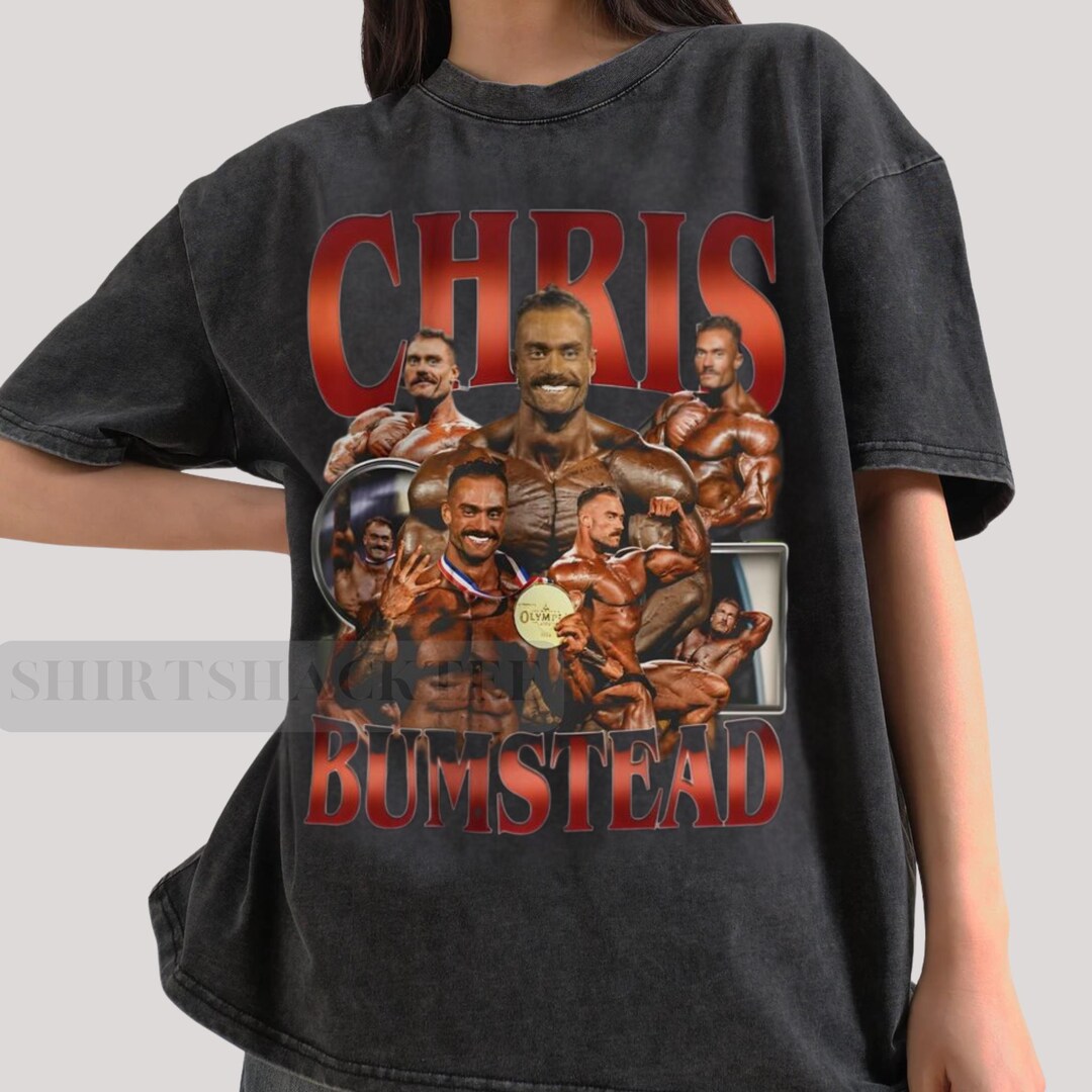 Bodybuilder Collage T-shirt Motivational Athlete Graphic Tee Fitness ...