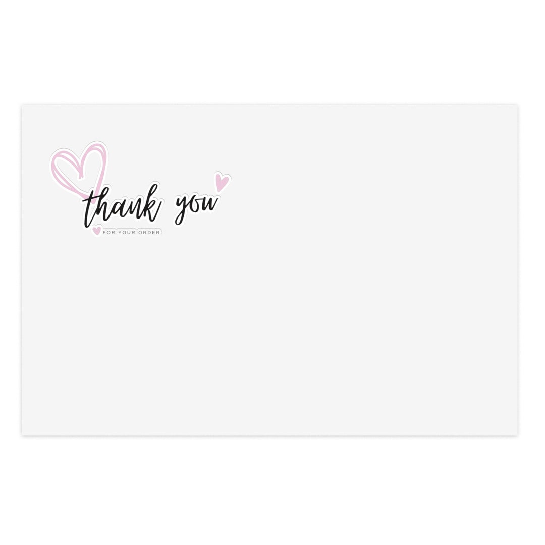 Girly Thank You Sticker Sheets - Etsy