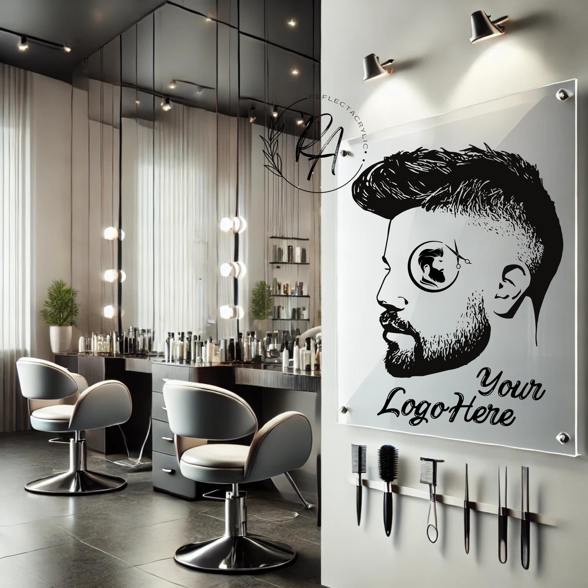 Dream Studio Waiting Room Sign Elegant Acrylic Wall Display Sleek ...