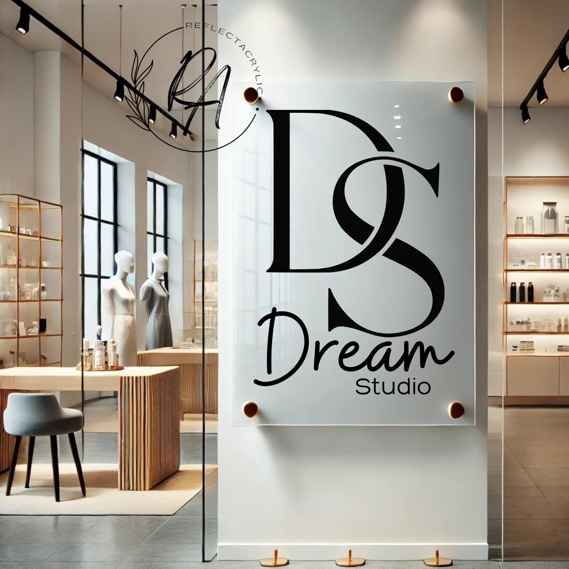 Customize Logo Business Sign,personalized Name/logo, Modern Office ...