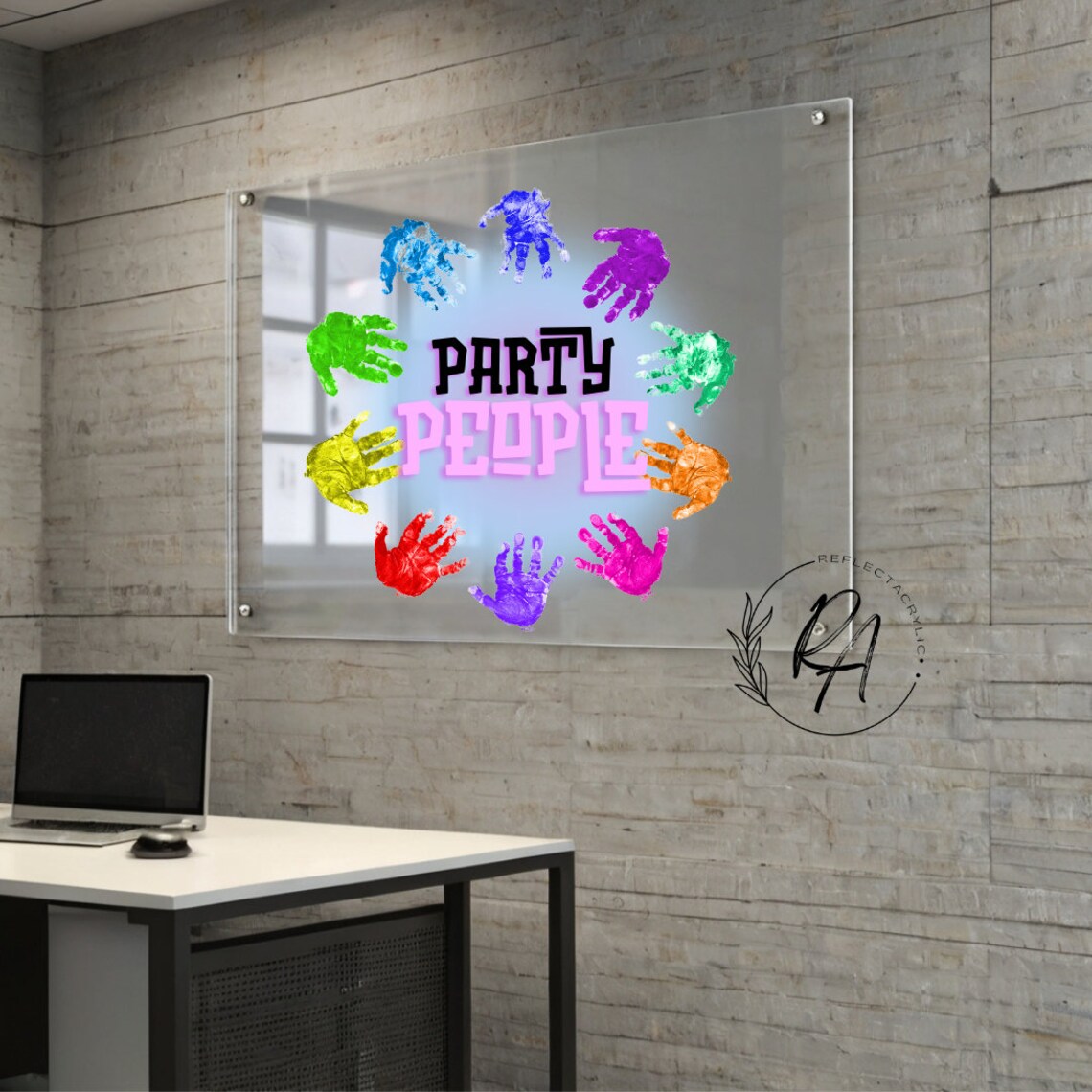 Elegant Acrylic Signage for Reception Areas, Stylish Reception Signage ...