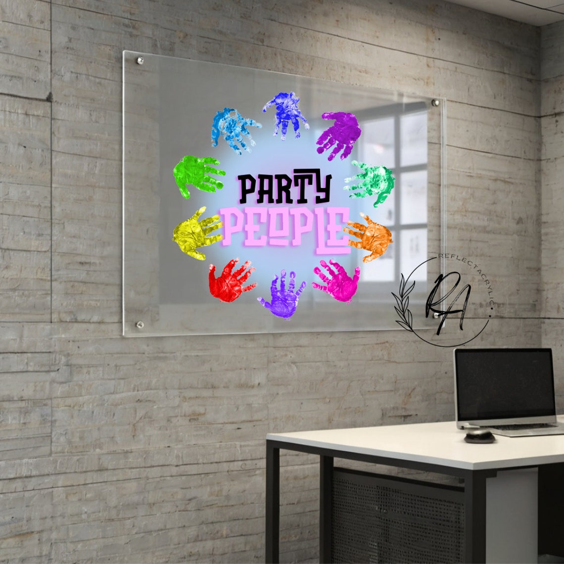 Elegant Acrylic Signage for Reception Areas, Stylish Reception Signage ...