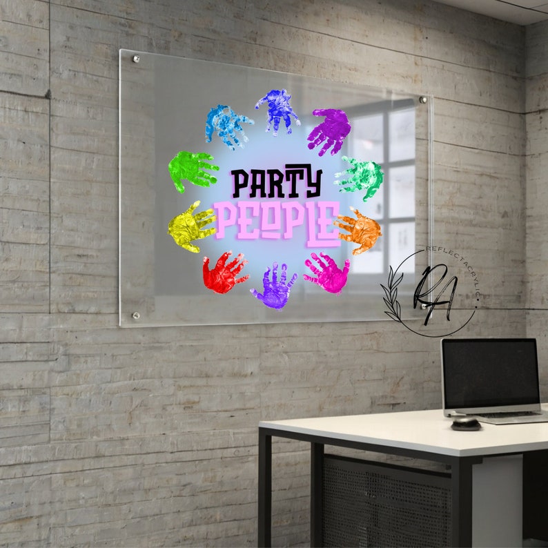 Elegant Acrylic Signage for Reception Areas, Stylish Reception Signage ...