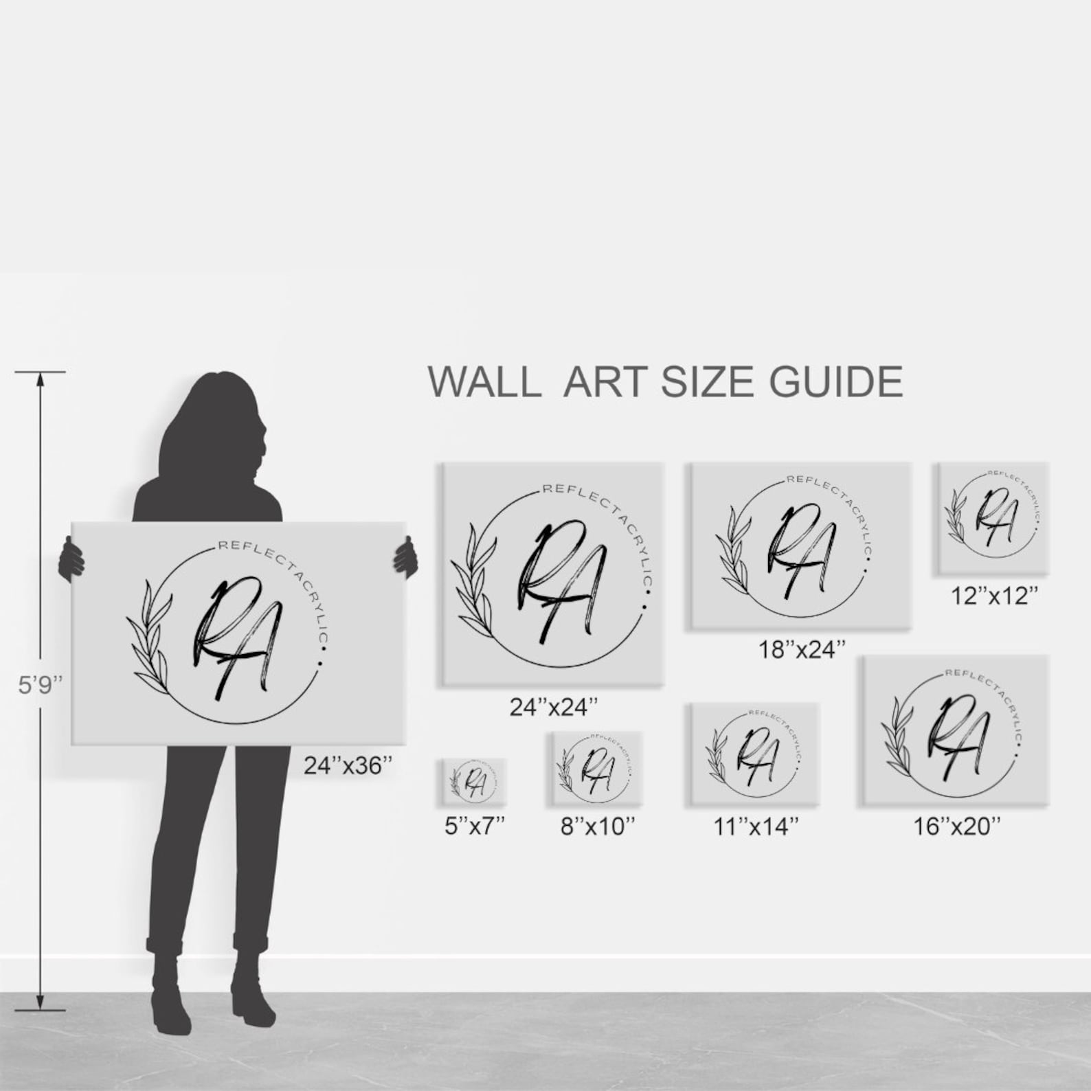 Modern Acrylic Reception Sign - Sleek Office Decor for Professional ...