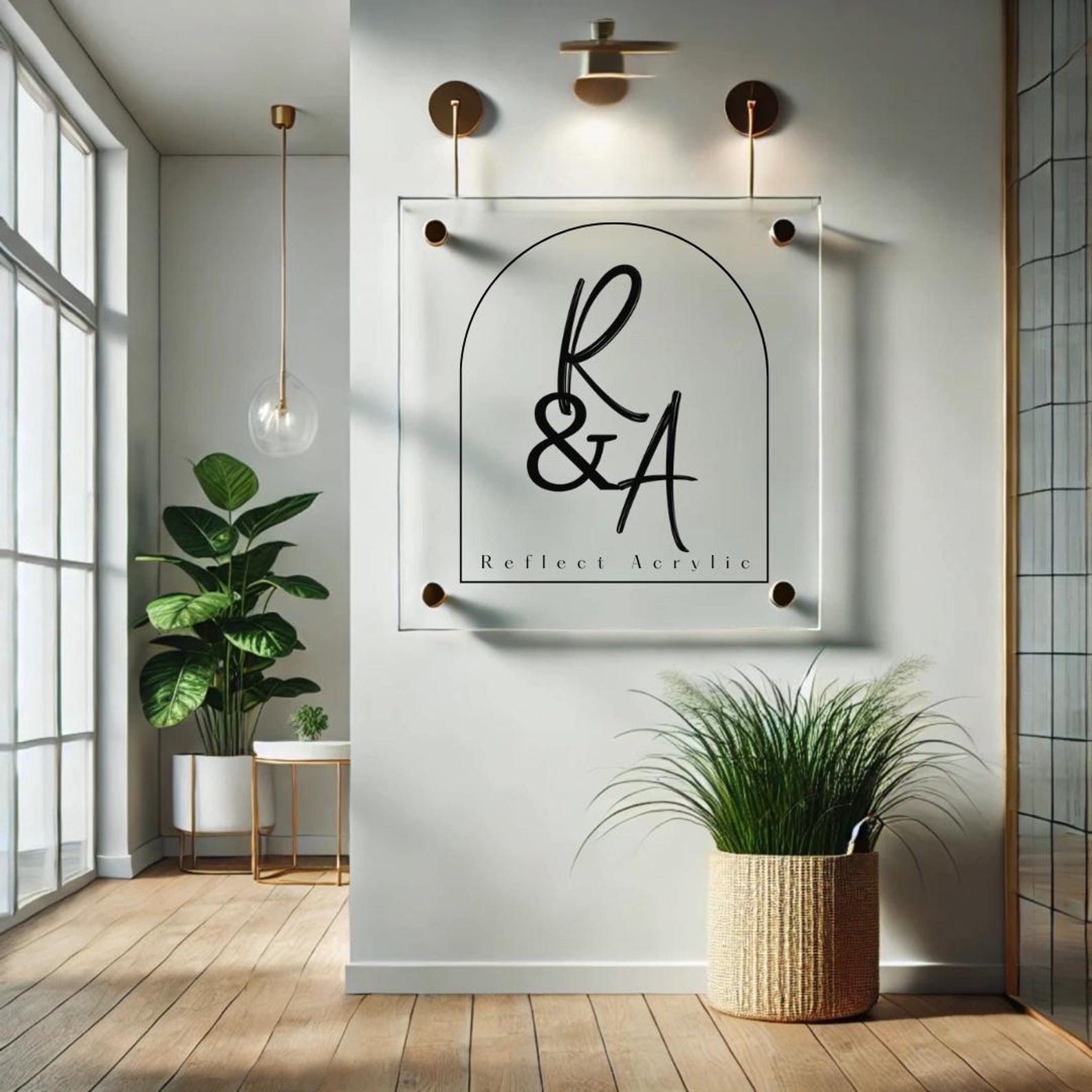 Dream Studio Waiting Room Sign Elegant Acrylic Wall Display Sleek ...