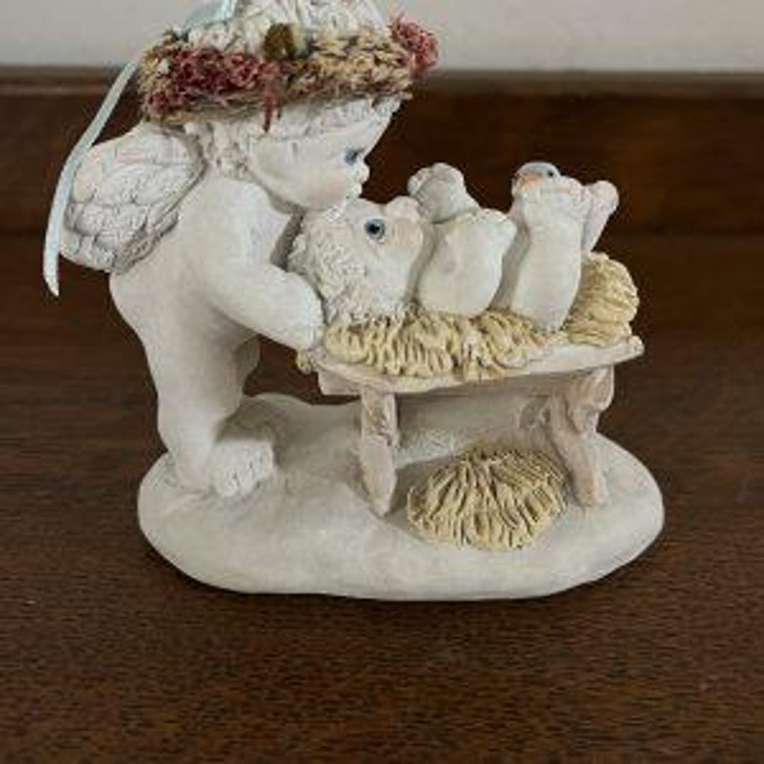 Born This Day, Dreamsicles by Kristin Haynes, Signed 95, Plaster, Stone ...