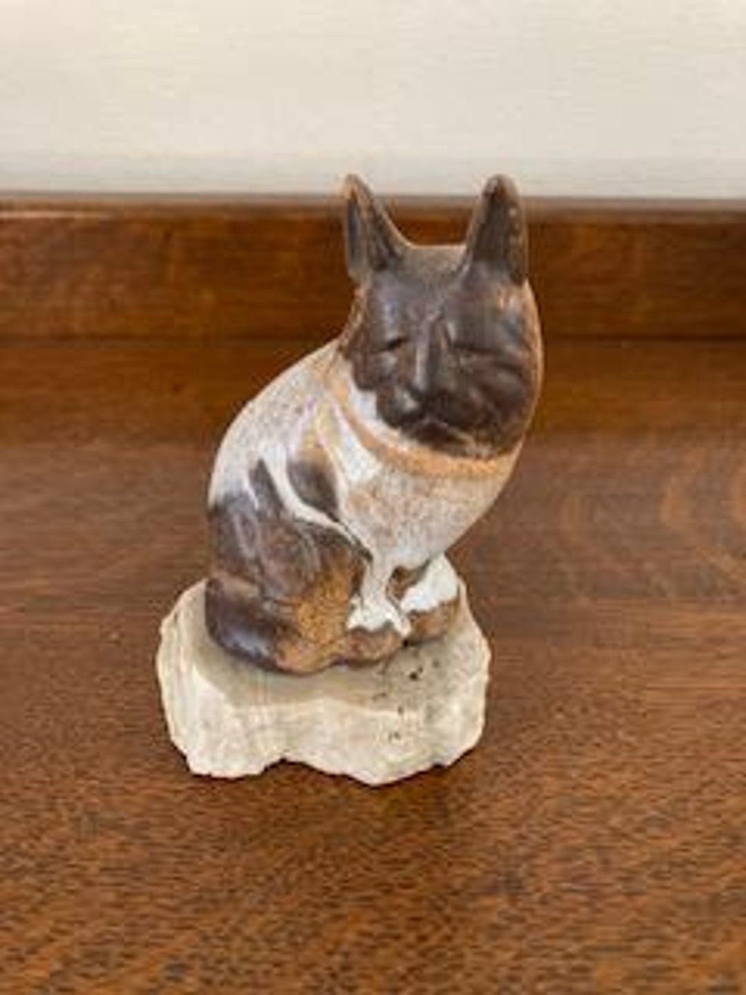 Maigon Daga Cat Figurine, Vintage Handmade Studio Pottery Sculpture - Etsy