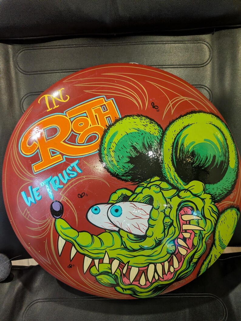 Officially Licensed RAT FINK ©rothstudios Tow Away Zone Mini Fink Sign ...