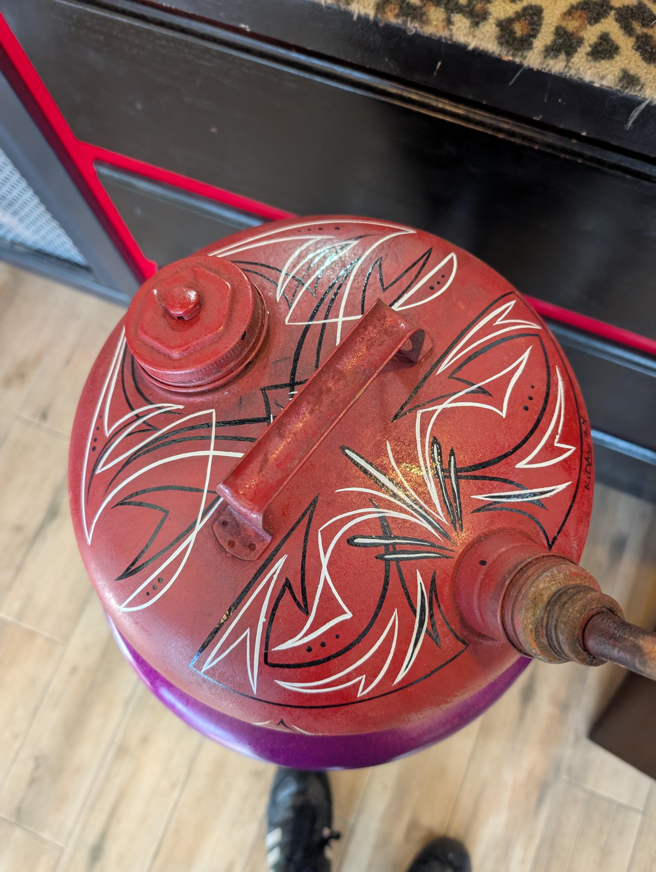 Hand Painted Vintage Gas Can "fill-r-up"! - Etsy