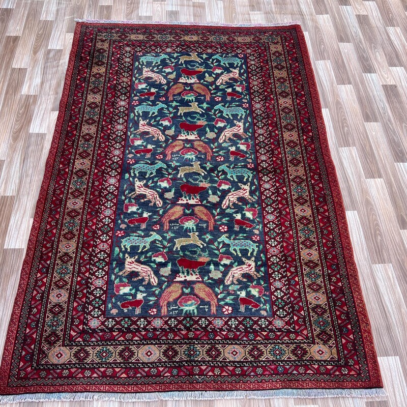 Pictorial Rug - Etsy