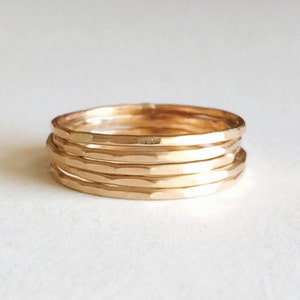 1 Stacking Ring Sterling Silver or 14k Gold Filled / Jewelry / Gifts ...