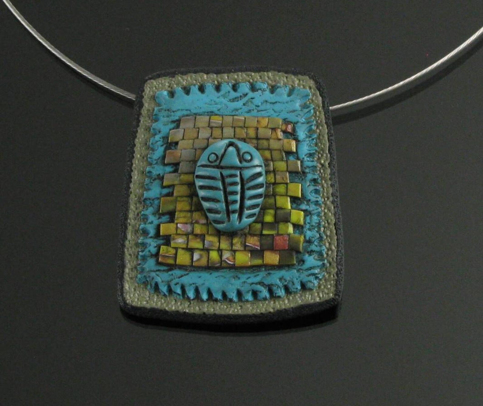 Trilobite Pendant Necklace Trilobite Brooch Rustic Handmade | Etsy