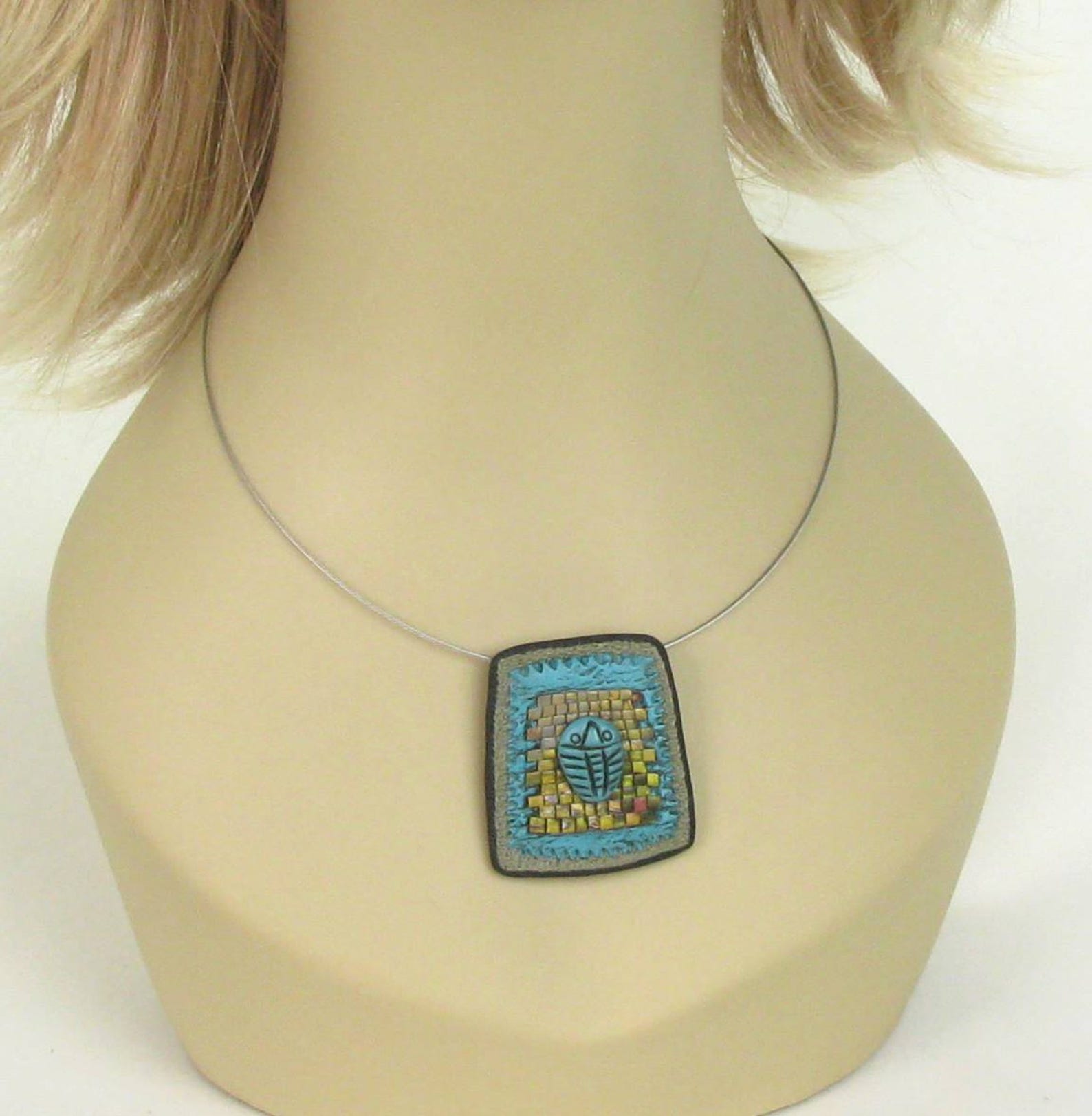 Trilobite Pendant Necklace Trilobite Brooch Rustic Handmade | Etsy