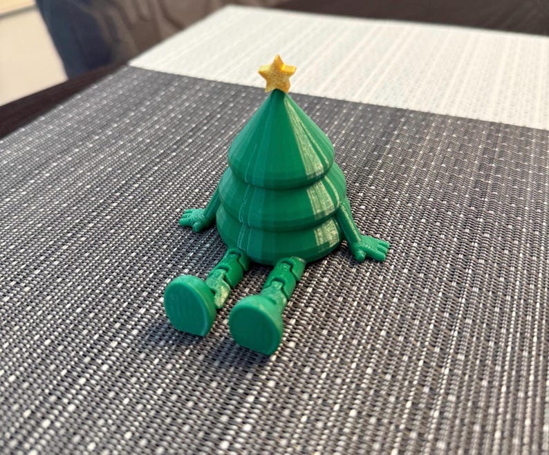 3D Printed Flexi Chrisrmas Tree Figure - Christmas - Etsy