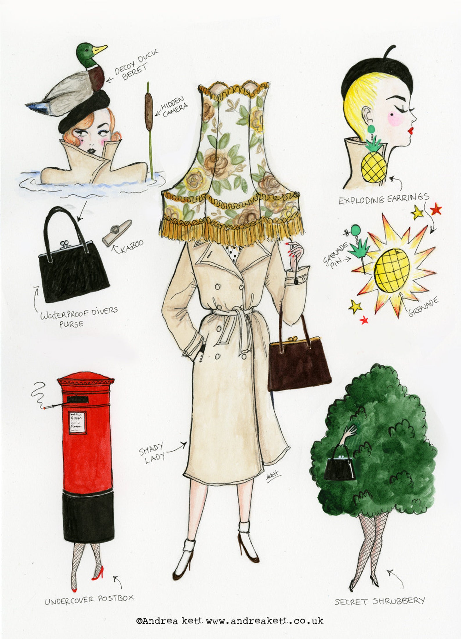 Covert Couture 5x7inch Greetings Card - Etsy