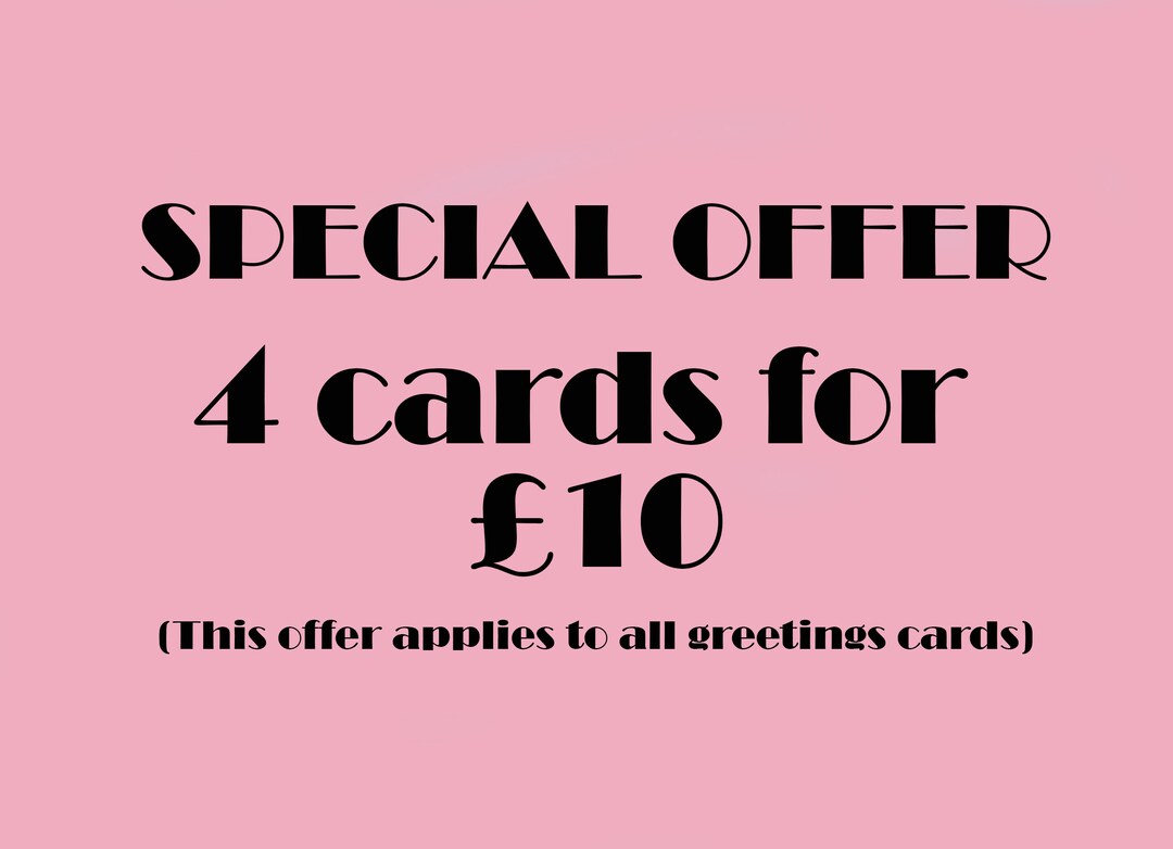 SPECIAL OFFER Card Packs - Etsy