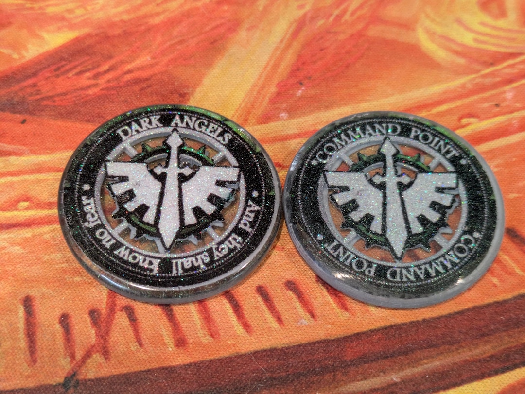 Dark Angels - Warhammer 40K Command Point Coins - Etsy