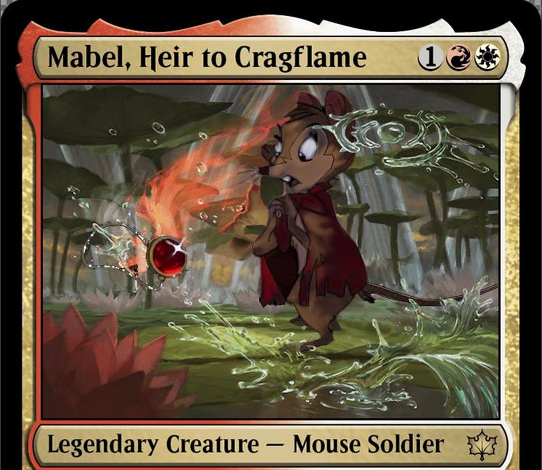 Mabel, Heir to Cragflame - Mrs. Brisby | the Secret of NIMH - Etsy