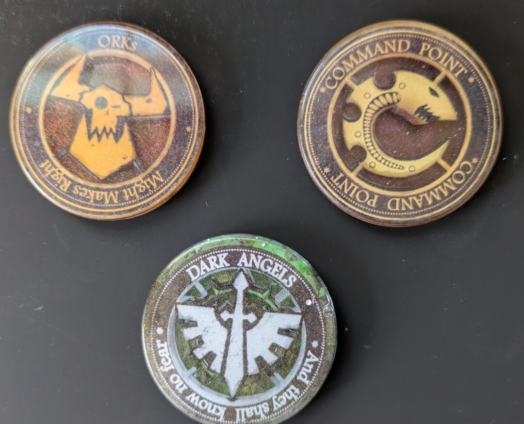 Warhammer 40K Command Point Coins - Etsy