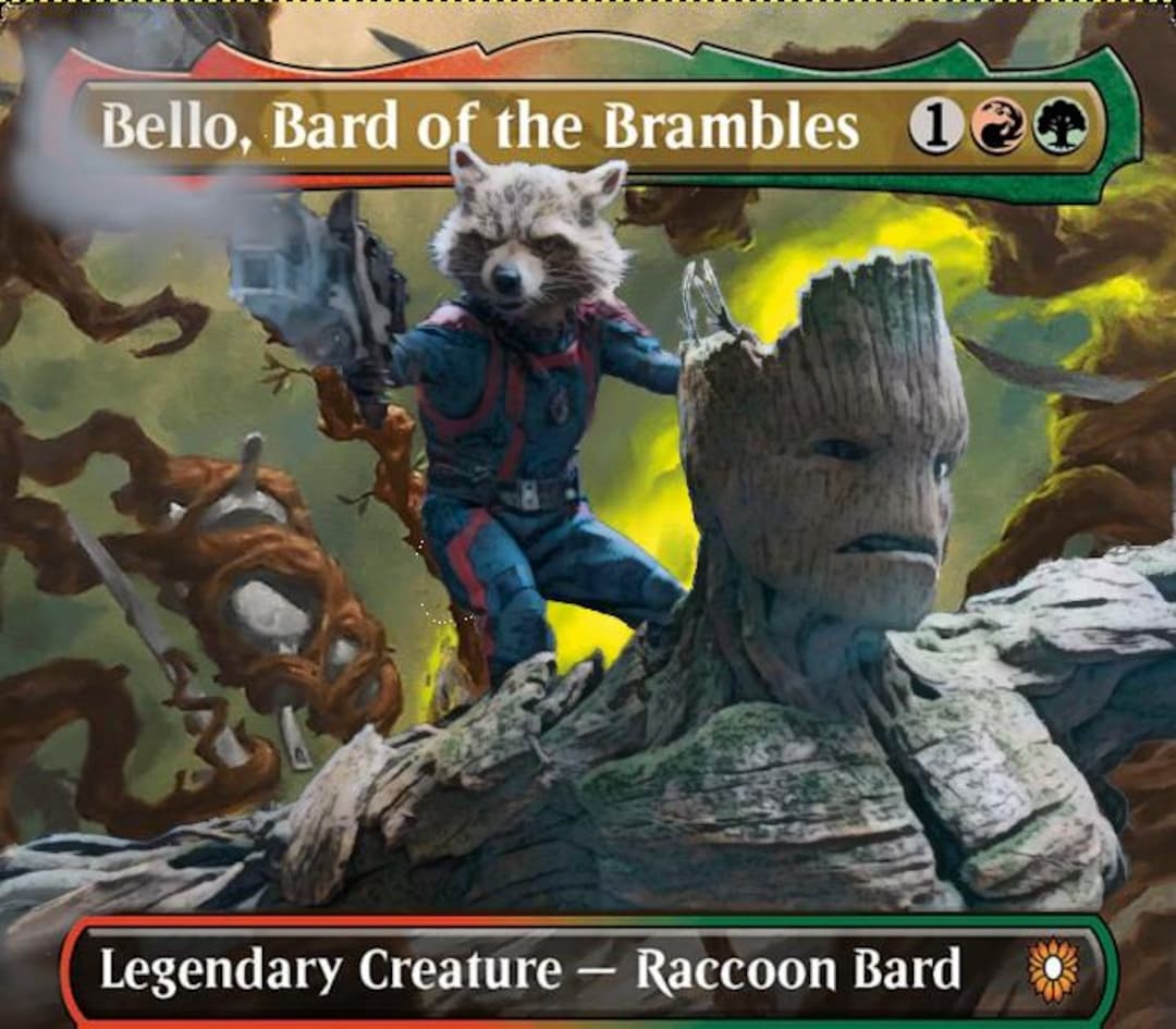 Bello, Bard of the Brambles - Rocket | Guardians of the Galaxy - Etsy