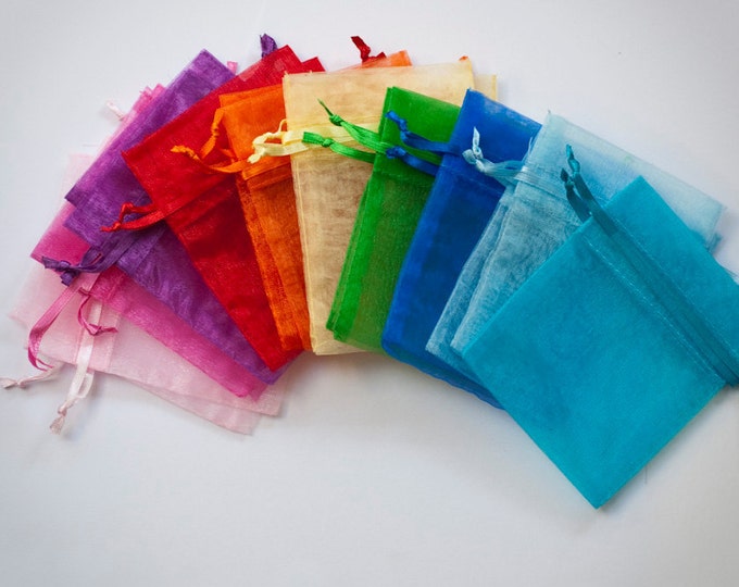 Sample of 30 Colors in 3x4 Organza Bags - Etsy
