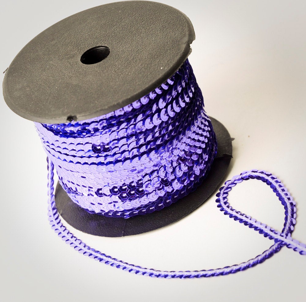 80 Yard Full Spool Metallic Light Gold Single Strand Sequin | Etsy