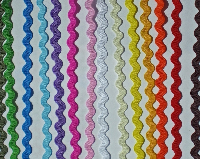 Ric Rac, Rick Rack, 5mm, 14 Colors, 2 Yds. of Each - Etsy