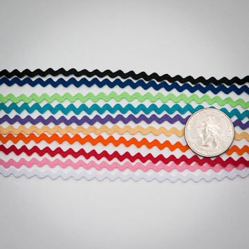 MINI Ric Rac 1/8ths Inch 10 Color Bundle 5 Yds. of Each 50 - Etsy