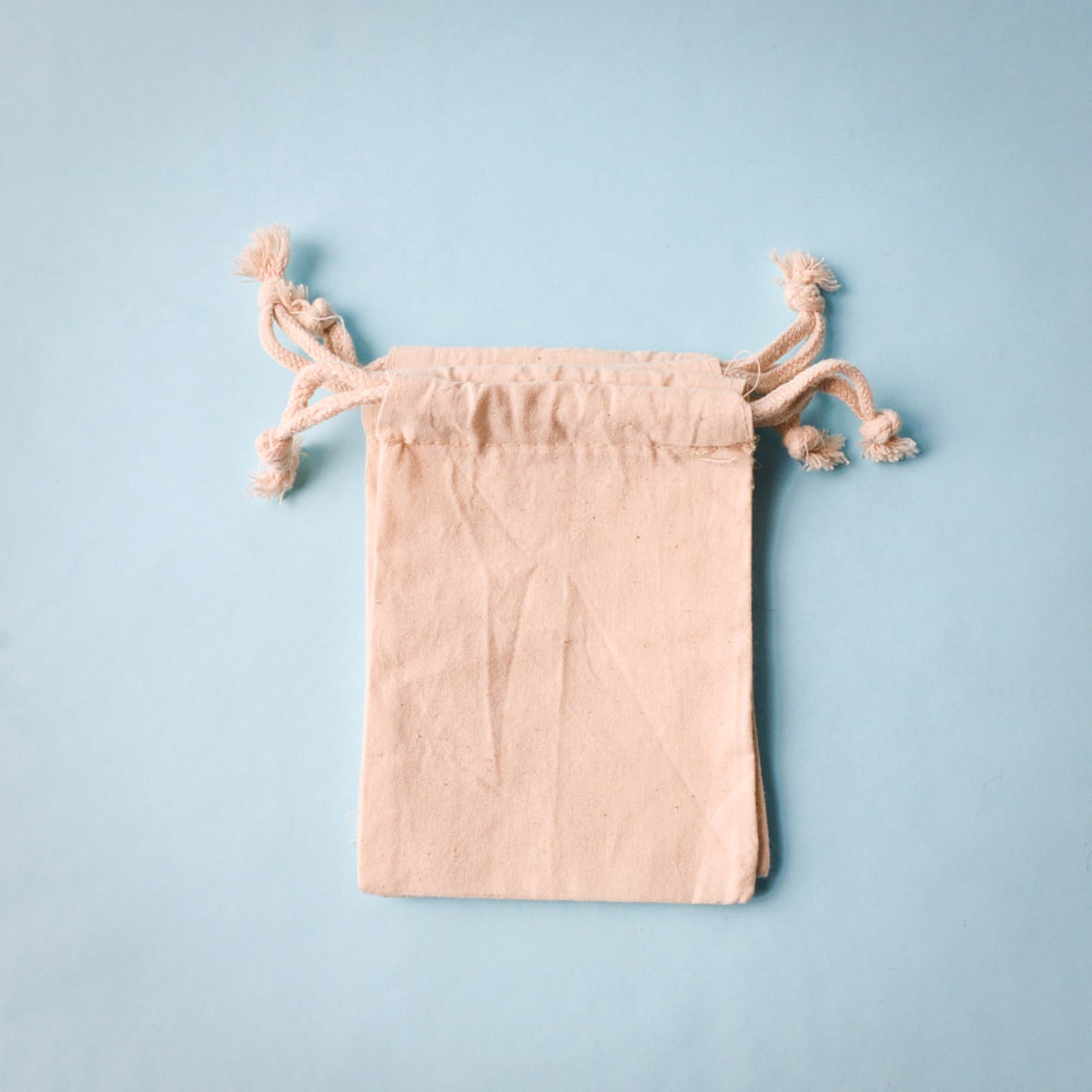 50 Muslin Bags 4x6, Natural Drawstring Sack, Rustic Gift Bag Wedding ...